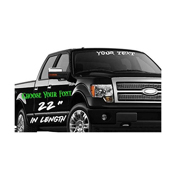 商品名:  22 Inch Long Custom Car Stickers and Decals - Premium Car Decal Stickers for Windows and Cars, Create Your Unique ...