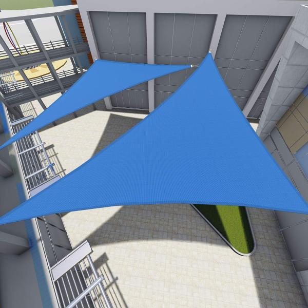 商品名:  TANG 13' x 13' x 18.4' Sun Shade Sail Right Triangle Permeable Canopy Blue Custom Commercial Standardブランド: TANG商品サ...