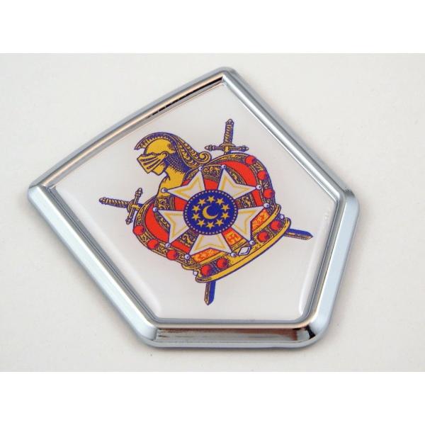 商品名: De Molay Masonic Demolay デカール 車 クローム エンブレム ステッカー バッジ クレスト 自動車 バイク De Molay Masonic Demolay Decal Car Chrome Emblem ...