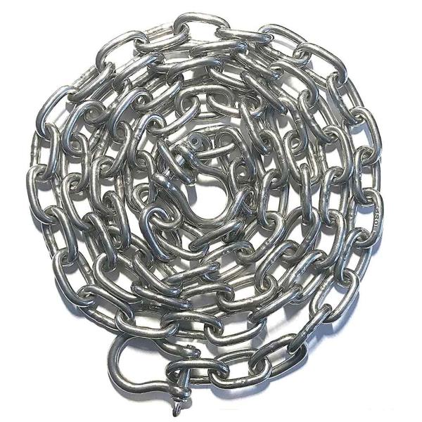 商品名: ステンレススチール316アンカーチェーン3 / 16 "または5 mm by 6 ' Long with品質Shackles US Stainless Stainless Steel 316 Anchor Chain 3/16" ...