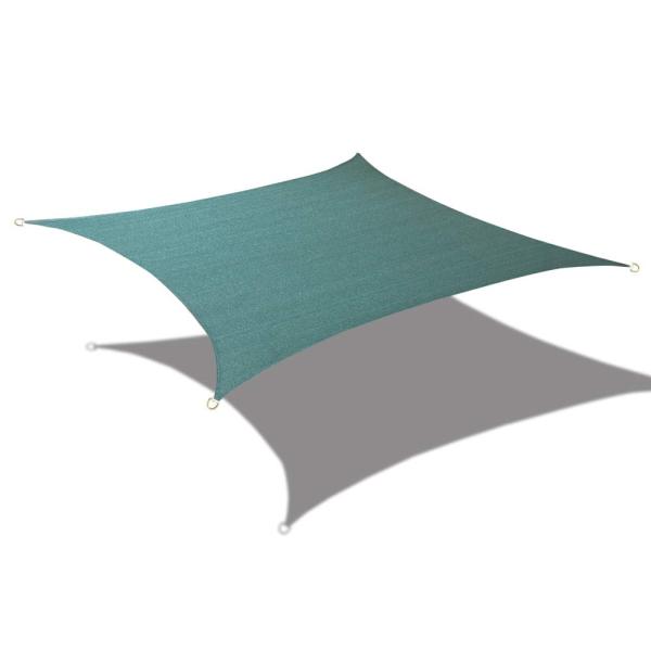 商品名:  Alion Home 12' x 12' Waterproof Woven Sun Shade Sail in Vibrant Colors (Forest Green)ブランド: Alion Home商品サイズ: 12' X ...