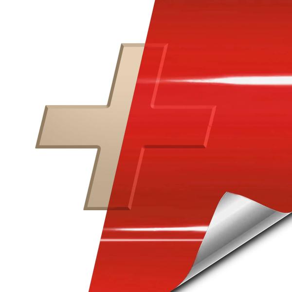 商品名: VViViD シボレーボウタイロゴラップキット XPOグロスレッド Extra-Wide Roll (17.75" x 60") vvchevyredglos_17x60 VViViD Auto Emblem Vinyl Wrap...