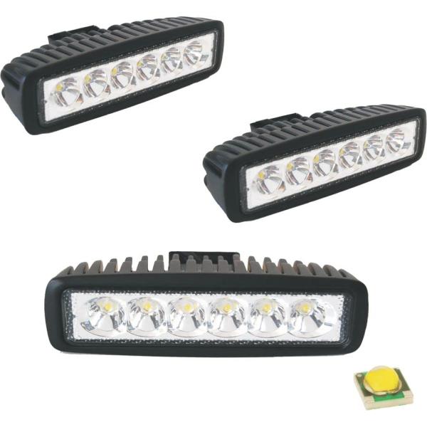 商品名:  LED Light Bar PRO 2PCS 18w Spot Lights Led Pods Off Road Work Light Led Fog Lights Bar Driving led Lights RZR XP 1...