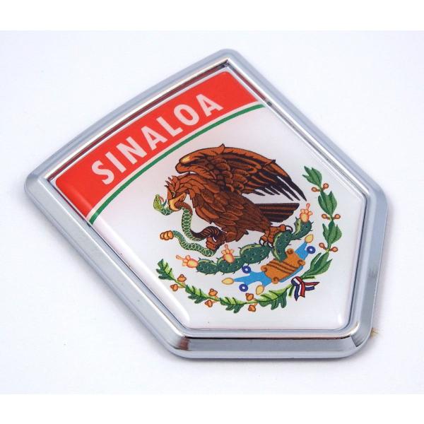 商品名: Sinaloaメキシコ国旗メキシコ車エンブレムクロームバイクデカール3dステッカーmx21 Sinaloa Mexico Flag Mexican Car Emblem Chrome Bike Decal 3D Sticker M...