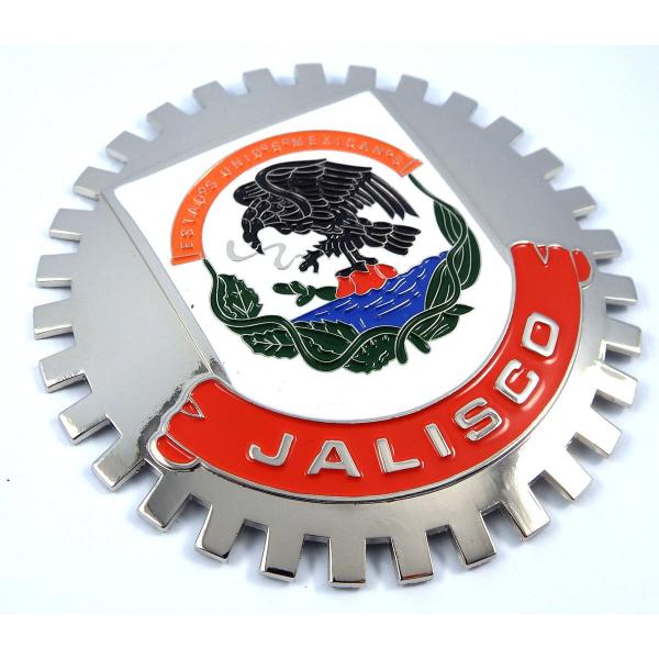 商品名: ハリスコメキシコの車トラックグリルバッジグリルマウントMexican Flag Jalisco Mexico Grille Badge for car Truck Grill Mount Mexican Flagブランド: Car...