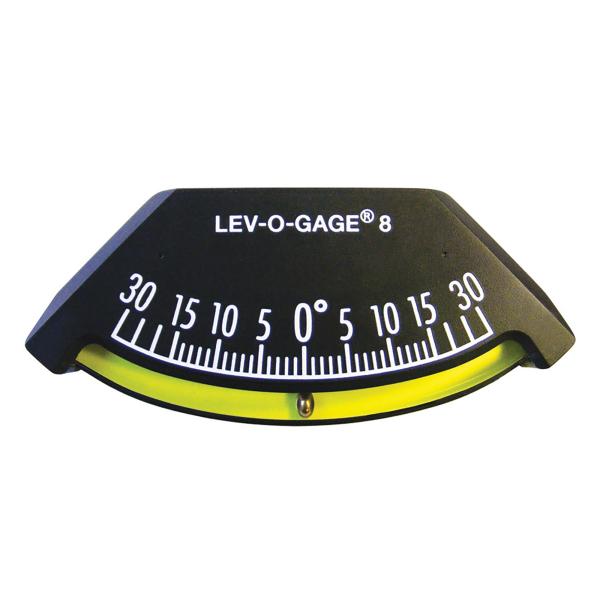商品名: Sun Company Lev-o-gage 8 - 横傾斜角傾斜計 | 最新のボートに最適な 傾斜計 | バルクヘッドに取り付け ブラック Sun Company Lev-o-gage 8 - Heel Angle Clinom...