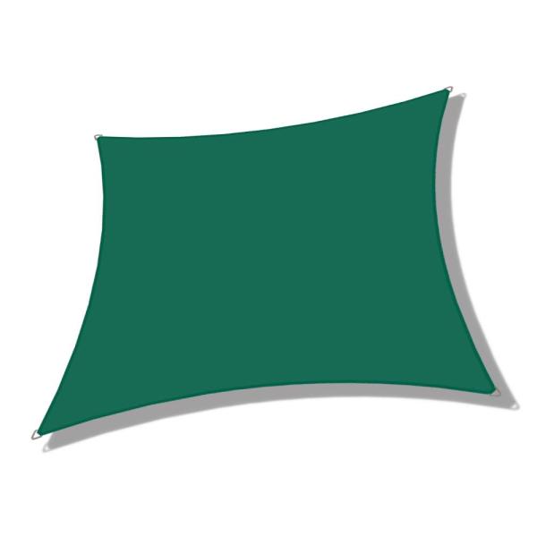 商品名:  Alion Home 8' x 12' Waterproof Woven Sun Shade Sail in Vibrant Colors (8 ft x 12 ft Retangle) (Forest Green)ブランド: ...