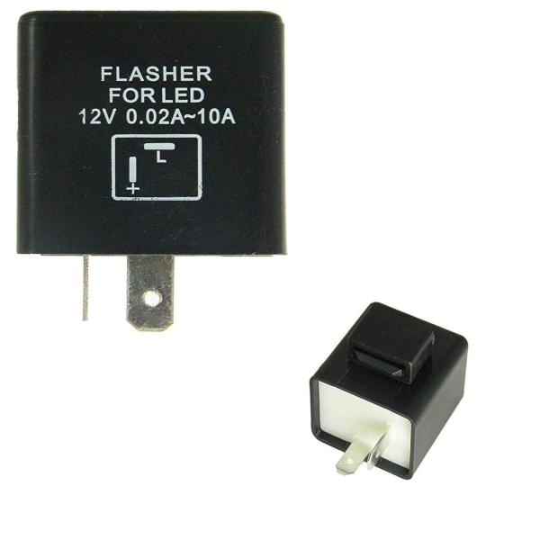 商品名: x xotic tech 車またはオートバイ用の1ピース12V2ピン電子LEDフラッシャーリレー修正LEDターンシグナルバルブの取り付けハイパーフラッシュの問題（部品番号ANL-01） CF12 ? Xotic Tech 1PC ...