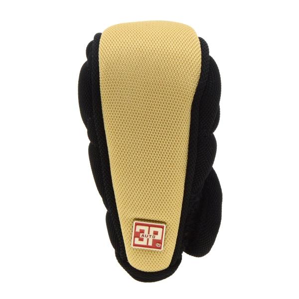 商品名: ZYHW ユニバーサルノンスリップスティックシフトノブカバー LSA-0923 ZYHW Black Beige Anti Slip Nylon Cover Gear Shift Knob Cover Protector for ...