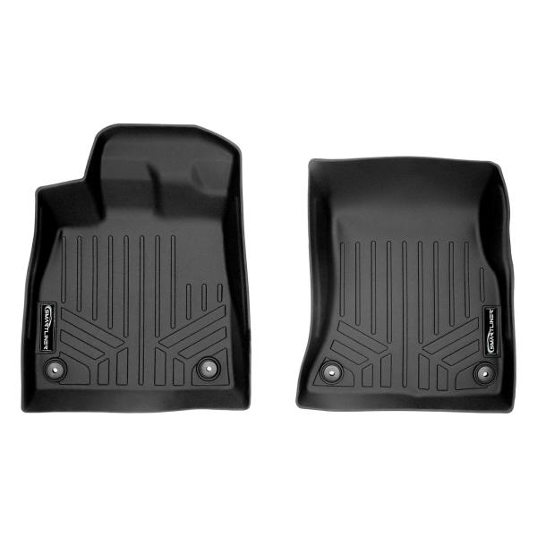 商品名: MAXLINER カスタムフィット フロアマット 1列目ライナーセット ブラック 2018-2022 Audi Q5 / SQ5に対応 MAXLINER Custom Fit Floor Mats 1st Row Liner Se...