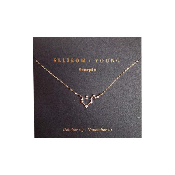 商品名: Zodiac collection- Scorpioネックレス Ellison + Young Zodiac Collection Necklace (Scorpio)ブランド: Ellison + Young商品番号: 素材: ...