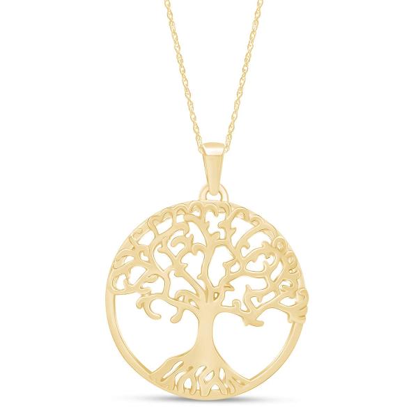 商品名: Wishrocks ツリーオブライフ ペンダント ネックレス ジュエリー レディース 14Kゴールドメッキ スターリングシルバーに18インチのチェーン付き, Wishrocks Tree of Life Pendant Neckl...