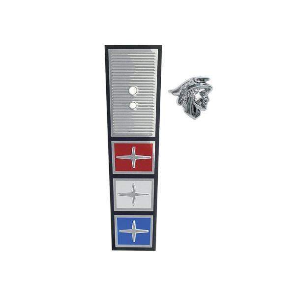 商品名: Auto Krafters グリルエンブレムオーナメントインサートセット 1965 Comet用 Caliente 3色 星 マーキュリーヘッド (EBC5GY-8A223KT) Auto Krafters Compatible/...