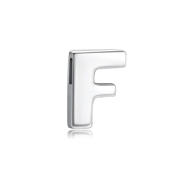 商品名: Candyfancy 925スターリングシルバー アルファベット A〜Zの文字イニシャルペンダント 女性用 カスタマイズ可 CANDYFANCY F Initial Letters Pendant 925 Sterling Sil...