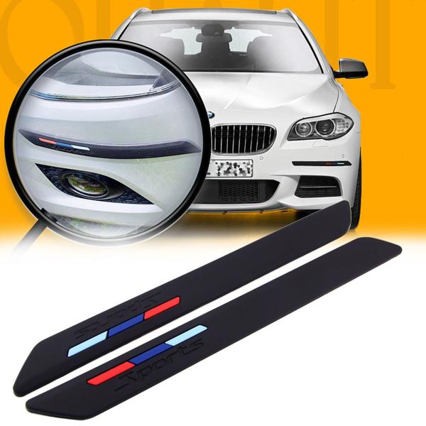 商品名: M色スポーツフロントリアバンパーコーナープロテクターリップガード傷防止for BMW f30 F31 x1 x3 x4 Xotic Tech Front Rear Bumper Corner Edge Lip Guard Prot...