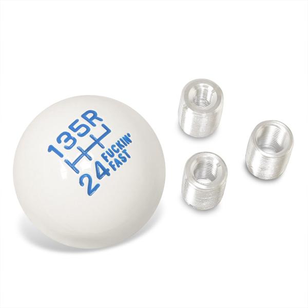 商品名:  AJP Distributors M8 M10 M12 Thread 6 Speed Universal 2" Round Ball Style Shift Knob, M10x1.25 M10x1.5 M12x1.25 JDM...