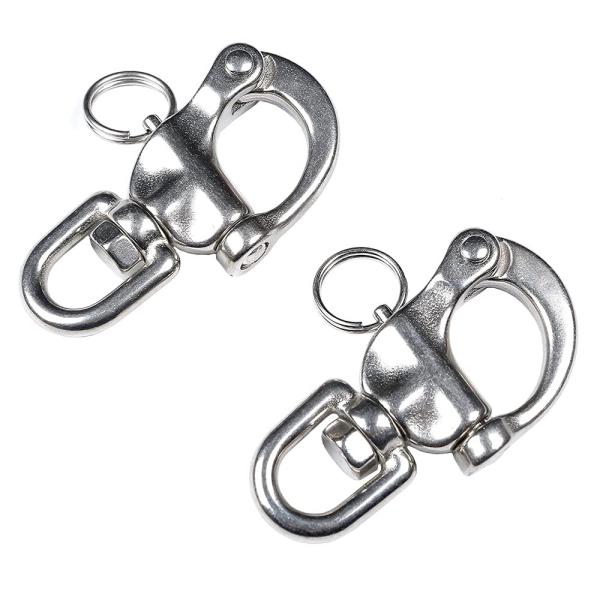商品名:  MIZUGIWA Swivel Eye Snap Shackle Quick Release Ball Rigging Sailing Boat Stainless Stell, 3-1/2 Inchesブランド: MIZUGI...