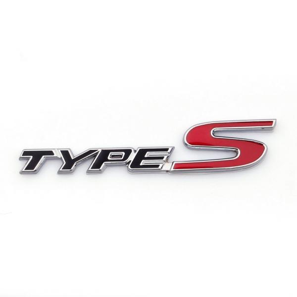 商品名:  1pc 3D Car Emblem Badge Sticker Decal Metal Type S Black Accessories Car Products Compatible Fit For USA Auto Mode...