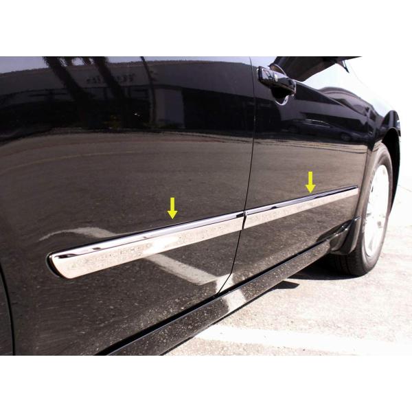 商品名: Tyger Auto Made in USA!2007-2012 Nissan Altima Rocker パネル クローム ステンレススチール ボディサイドモールディング トリムカバー 幅1 3/4インチ 4個 オーバーレイ M...