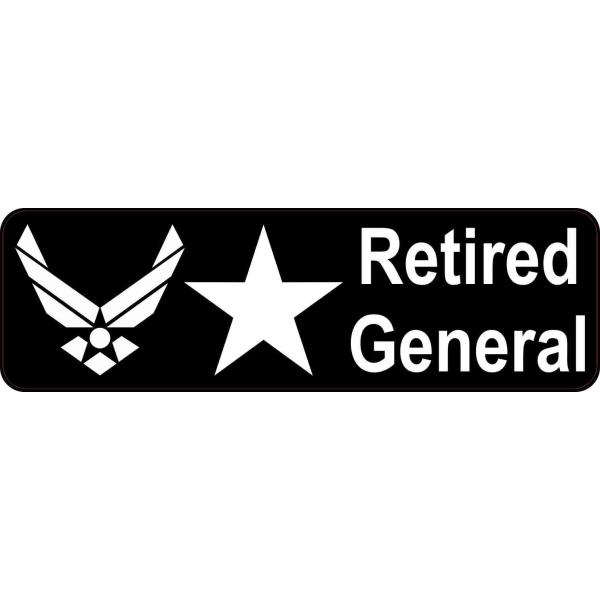 商品名:  StickerTalk Air Force Brigadier General Retired General Vinyl Sticker, 10 inches by 3 inchesブランド: StickerTalk商品番号:...