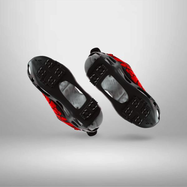 商品名: Quadtrek 全地形スリッポン トラクションクリート 雪 ハイキング トレッキング 泥に最適 すべての靴 ブーツ スニーカー サンダル ローファーに対応 ブラック XL Quadtrek All-Terrain Slip On...