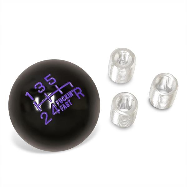 商品名:  AJP Distributors M8 M10 M12 Thread 6 Speed Universal 2" Round Ball Style Shift Knob, M10x1.25 M10x1.5 M12x1.25 JDM...