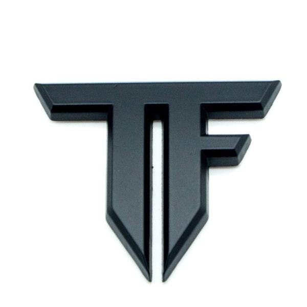 商品名: 3Dメタルカーエンブレム トランスフォーマー TFロゴ デカール リアトランク蓋 自動車バッジステッカー ブラック 735314195233 3D Metal Car Emblem Transformers TF Logo Dec...