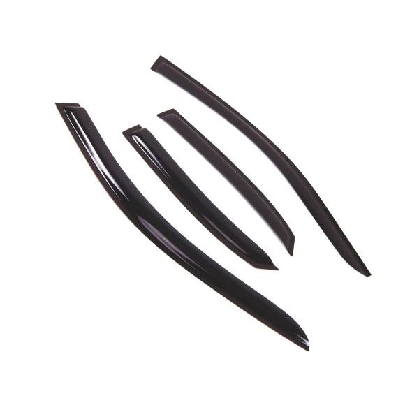 商品名: Tuningpros WD2-661 外側マウントウィンドウバイザー ディフレクター レインガード ダークスモーク 4点セット 1996-2001 Audi A4に対応 Car Window Rain Guard | Outsid...