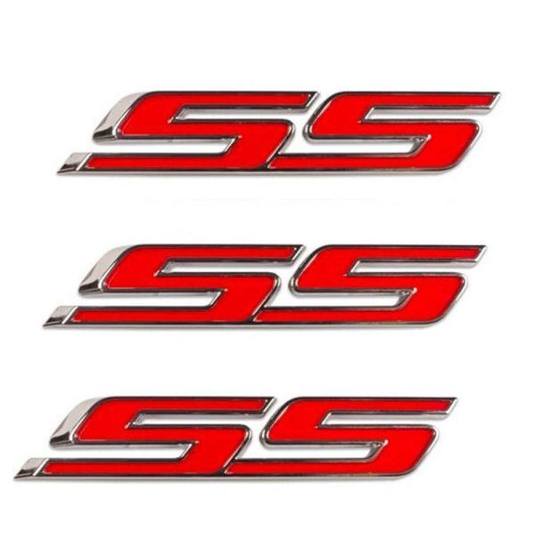 商品名:  Aimoll 3pcs SS Emblems ABS Sticker 3D Logo Replacement for Impala Cobalt Camaro 2010 2011 2012 2013 2014 2015 2016...