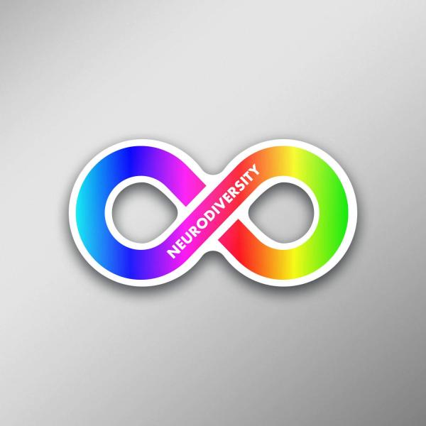 商品名:  JB Print Magnet Neurodiversity Symbol Vinyl Decal Sticker Car Waterproof Car Decal Magnetic Bumper Sticker 5"ブランド:...