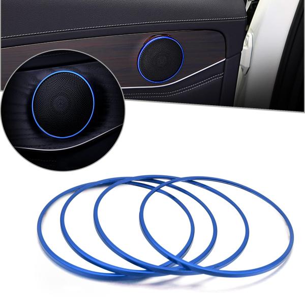 商品名: Xotic Tech インテリアドア ステレオオーディオスピーカー ホーン サークルリング ラウドスピーカーカバー トリム メルセデスベンツ C250 C300 C350 C400 C63 X205 GLC250 GLC300に対...