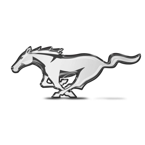 商品名: iPick Image for - フォード マスタング ポニー 4インチ フルカラー フレキシブル 3D クリアドーム デカール iPick Image for - Ford Mustang Pony 4" inch Full-...