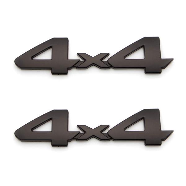 商品名: CARRUN 2ピース 4x4 エンブレム 3Dデカール ネームプレート ダッジリプレート グランドチェロキー ラングラー コンパス ラム1500 2500 3500用 ブラック CR-44 2Pcs 4x4 Emblems 3D...