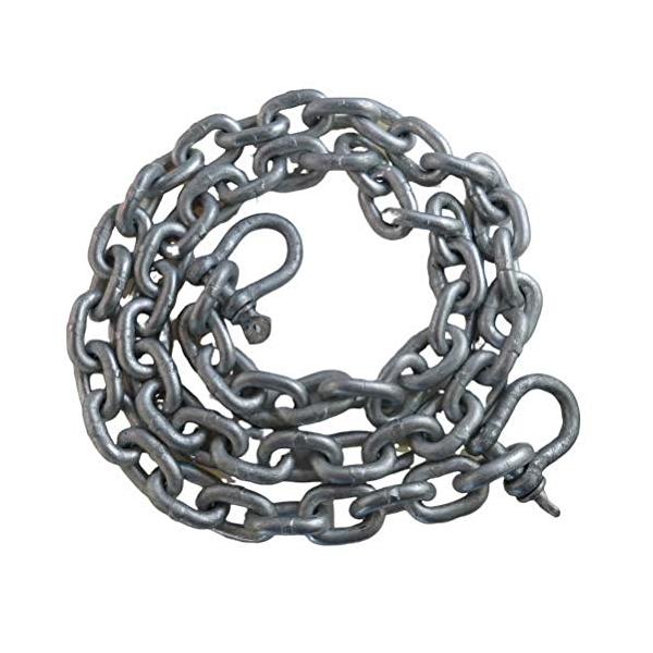 商品名: US Galvanised Windlass 0.6cm x 1.8m ISO G4 Anchor Chain HDG with Galvanised Shackles US Galvanized Windlass 1/4" x ...