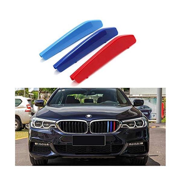 商品名:  TOPGRIL M-Colored Grille Insert Trims M-Performance Sport Trim Strips for 2017 2018 2019 BMW G30 G31 G38 5 Series ...