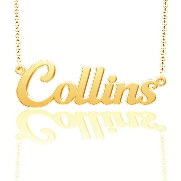 商品名:  CLY Jewelry Personalized Last Name Necklace Custom Sterling Silver Collins Pendant Customized Gift For Girls Women...