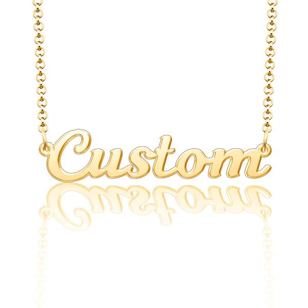 商品名:  CLY Jewelry Personalized Last Name Necklace Custom Sterling Silver Douglas Pendant Customized Gift For Girls Women...