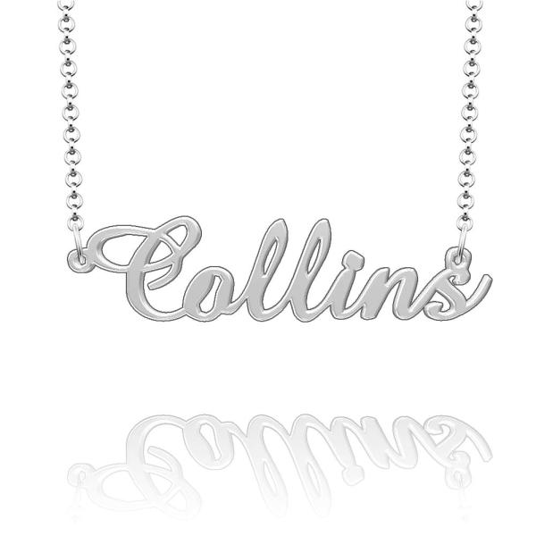 商品名:  CLY Jewelry Collins Necklace Any Name Custom Personalized Womens Sterling Silver Chainsブランド: CLY Jewelry高さ: 3cm横幅:...