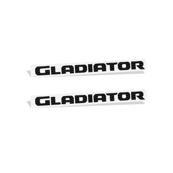 商品名: Reflective Concepts GLADIATOR フェンダーレタリングステッカーオーバーレイ - 2020 2021グラディエーター - (カラー:カーボンファイバー) Reflective Concepts GLADI...