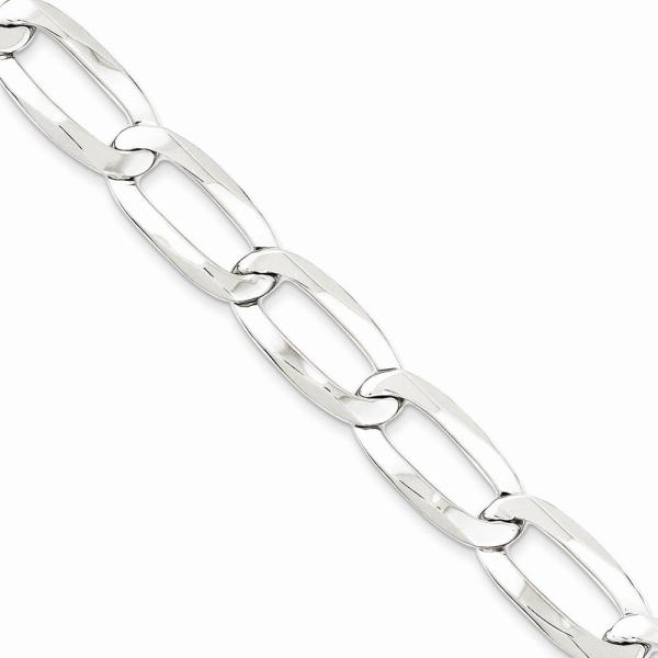 商品名:  Solid 925 Sterling Silver 10.25mm Elongated Open Link Chain Necklace - with Secure Lobster Lock Clasp 22"ブランド: Son...