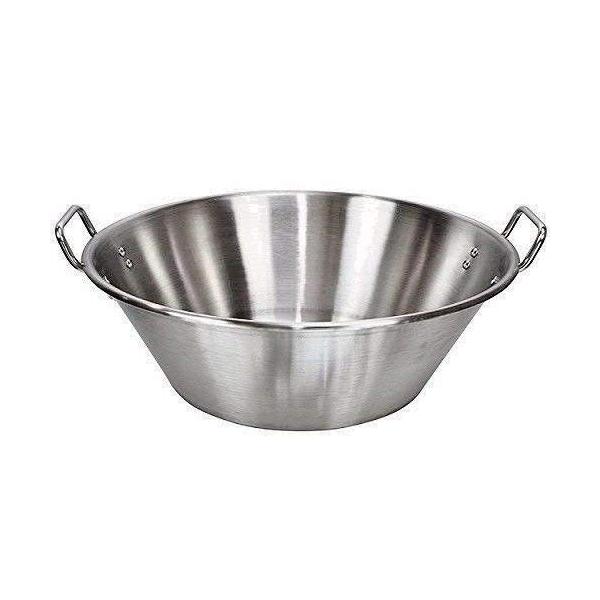 商品名:  Cazo Grande Para Carnitas Extra Large 17" inch Stainless Steel Heavy Duty Acero Inoxidable Wok comal Fryブランド: Aram...