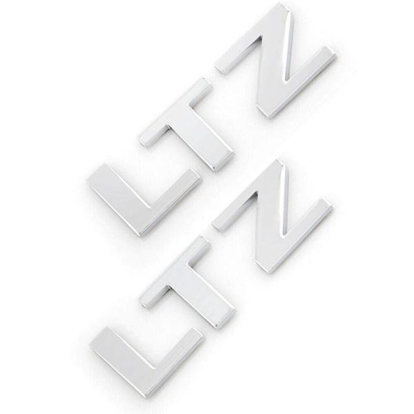商品名:  Pair Set Ltz Letter Nameplate 3D Emblems Door Tailgate Badges Replacement for Silverado Tahoe Sierra Suburban ((Ma...