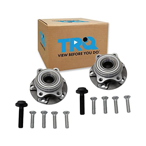商品名: TRQ フロントプレプレスホイールベアリング&amp;ハブアセンブリペアセット 2002-2008 Audi A4 / 2002-2008 Audi A4 Quattro / 2002-2004 Audi A6 / 2002-20...