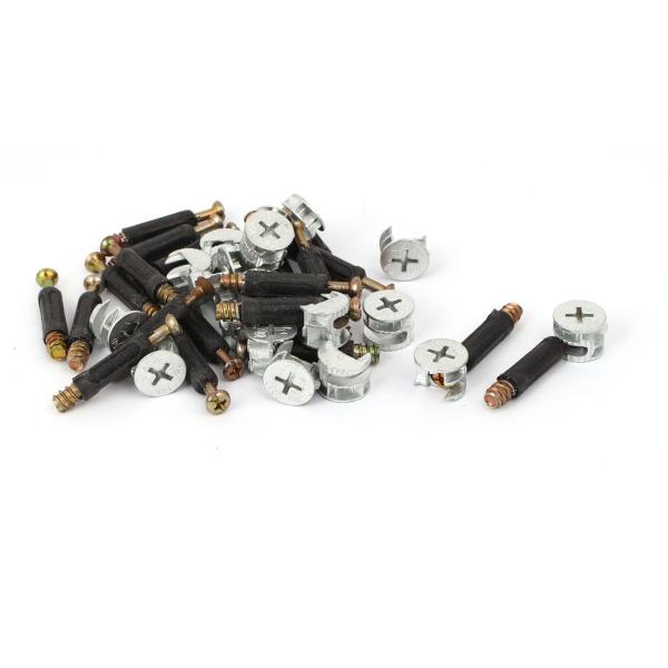 商品名: Aexit 15 mm Dia偏心カム40 mmロングボルト家具接続継手20セット(15mm Dia 40mm came excentrique long boulon raccord liaison 20 sets Meuble...