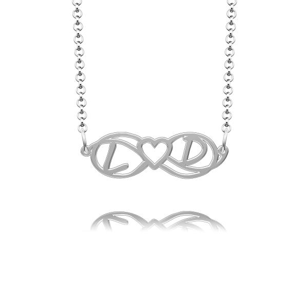 商品名:  Infinite Memories Love Heart Infinity Personalized Sterling Silver Women Custom Butterfly Name Lapointe &amp; Down...
