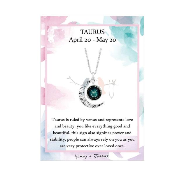 商品名:  Young &amp; Forever Zodiac Sign 12 Constellation Taurus Pendant for Women Stylish Latest Trendy Western Party wear...