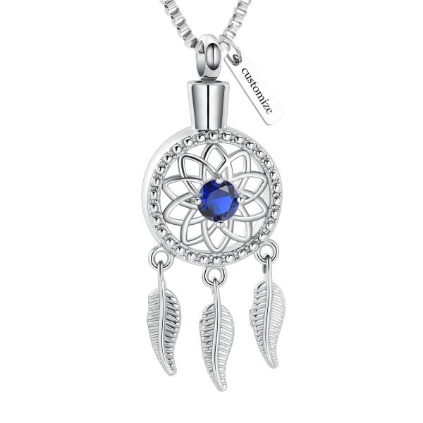 商品名: XSMZB Circle of Life 遺灰用骨壺ネックレス ステンレススチール 遺灰ペンダント 遺灰記念 火葬ジュエリー レディース/メンズ シルバー XSMZB Circle of Life Urn Necklaces fo...