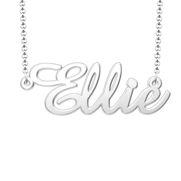 商品名:  Moonlight Collections Ellie Name Necklace Personalized Sterling Silver Custom Name Necklace for Women, Silverブランド:...