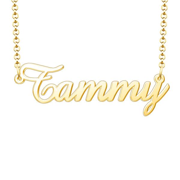 商品名:  Moonlight Collections Tammy Name Necklace Personalized Sterling Silver Custom Name Necklace for Women, Customizeブラ...