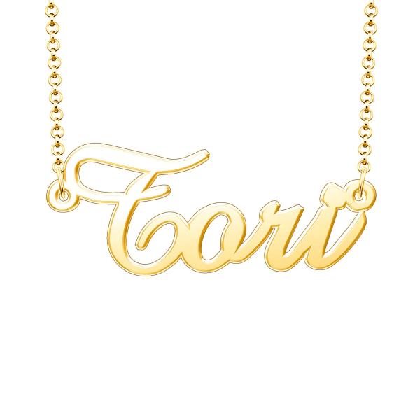 商品名:  Moonlight Collections Tori Name Necklace Personalized Sterling Silver Custom Name Necklace for Women, Customizeブラン...